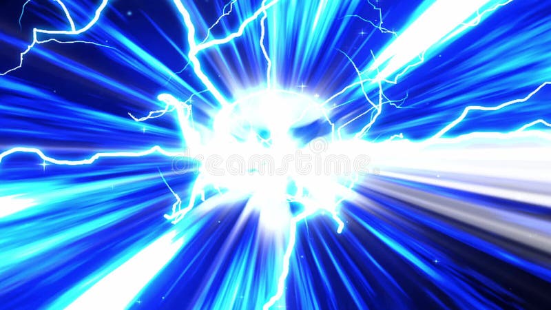 Blue Light Tunnel Background Animation Stock Video - Video of light ...