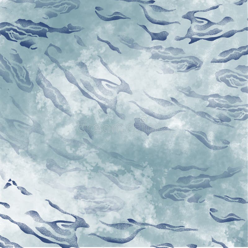 Blue Light Wave Abstract Background Clouds Effect Stock Illustration ...