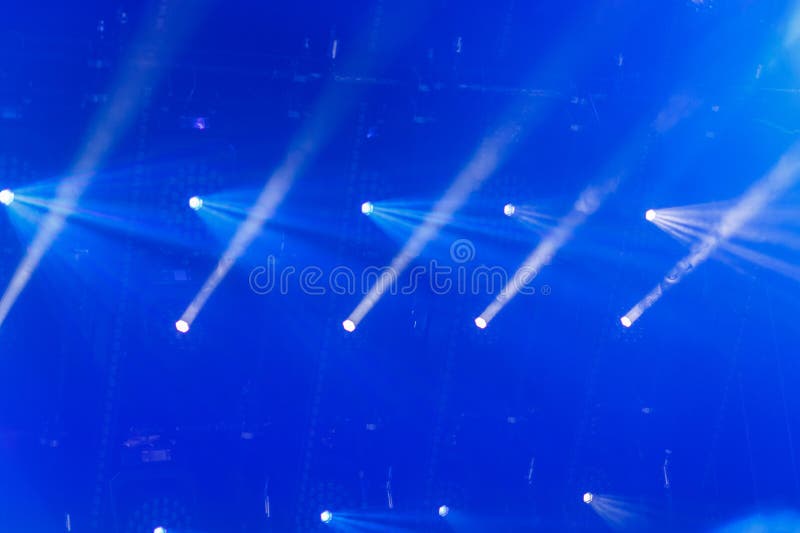 Blue Light and White Cold Rays are Narrow from the Lighting Fixtures of ...