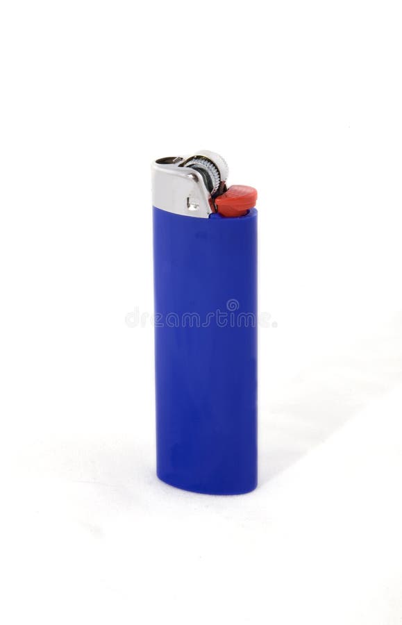 Edgy Blue Lighter stock photo. Image of ignite, fire, burn - 48228