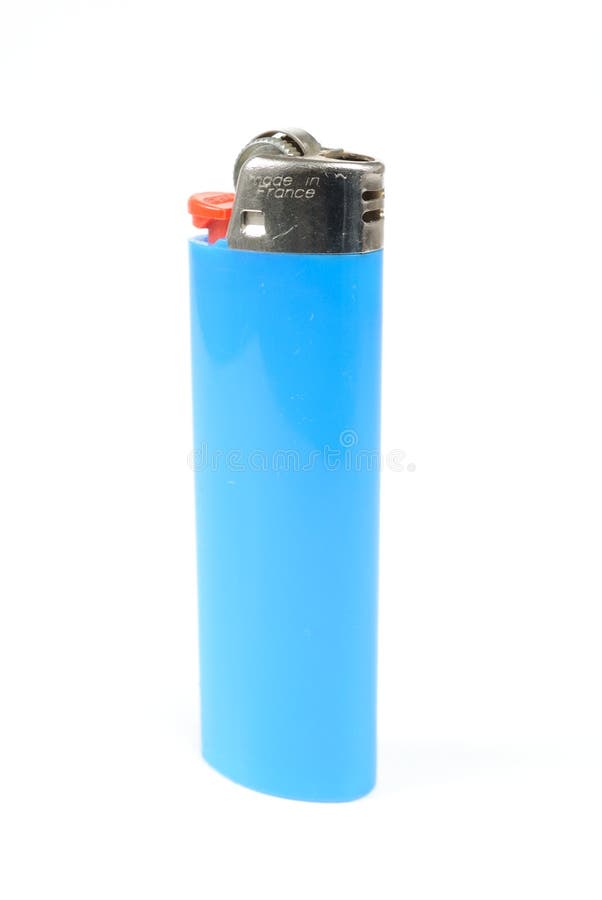 Edgy Blue Lighter stock photo. Image of ignite, fire, burn - 48228