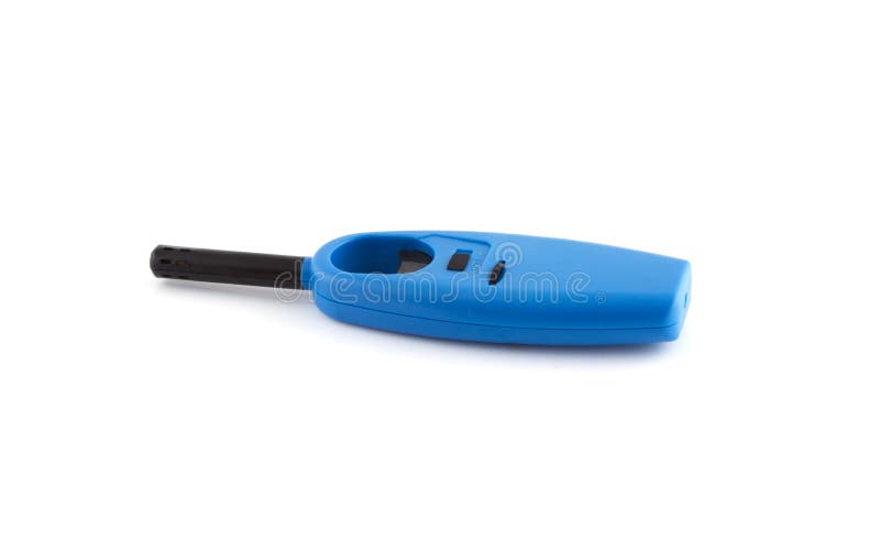 Blue lighter stock image. Image of color, addiction, cheap - 15856989