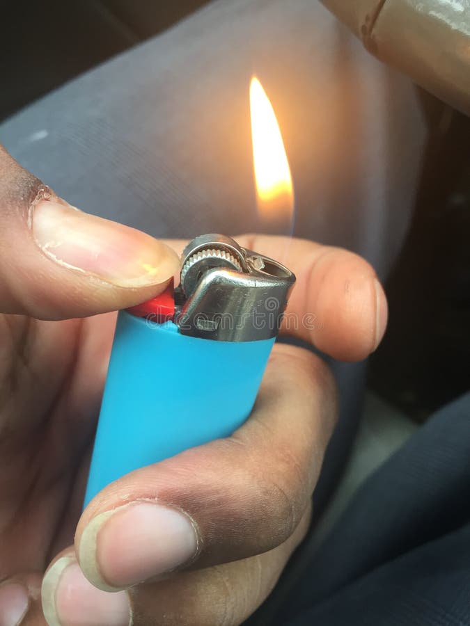 Blue lighter stock photo. Image of flicker, flame, blue - 160599596