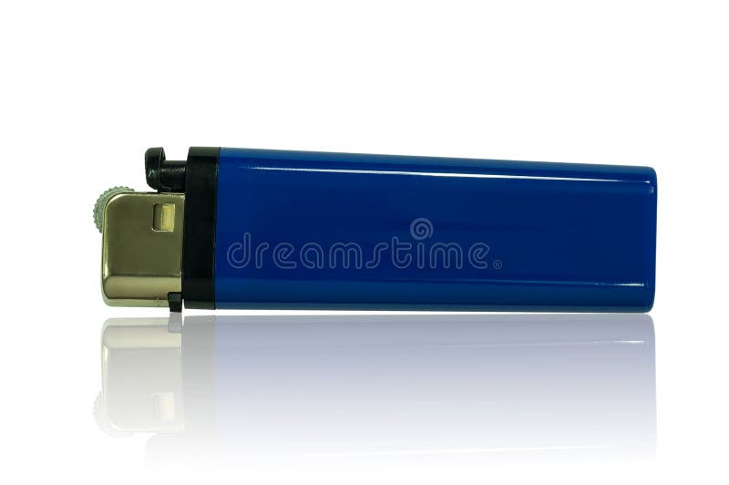 Blue lighter stock image. Image of blue, object, pocket - 101442347