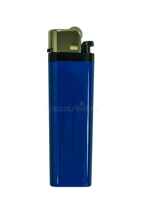 Blue lighter stock image. Image of smoking, white, transparent - 101441099