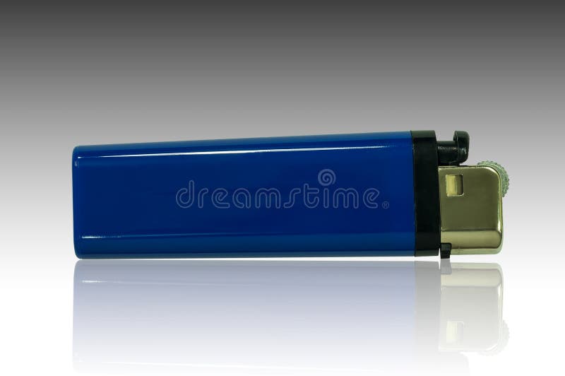 Blue lighter stock image. Image of smoking, white, transparent - 101441099