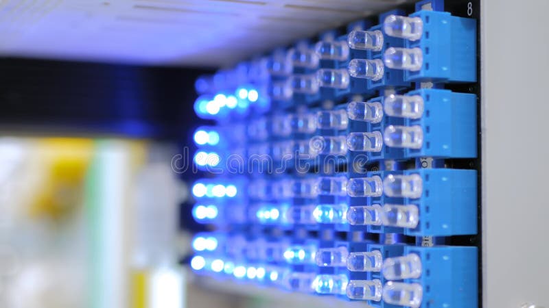 Lighting Status Indicator Signals on Electric Control Panel of Machine ...