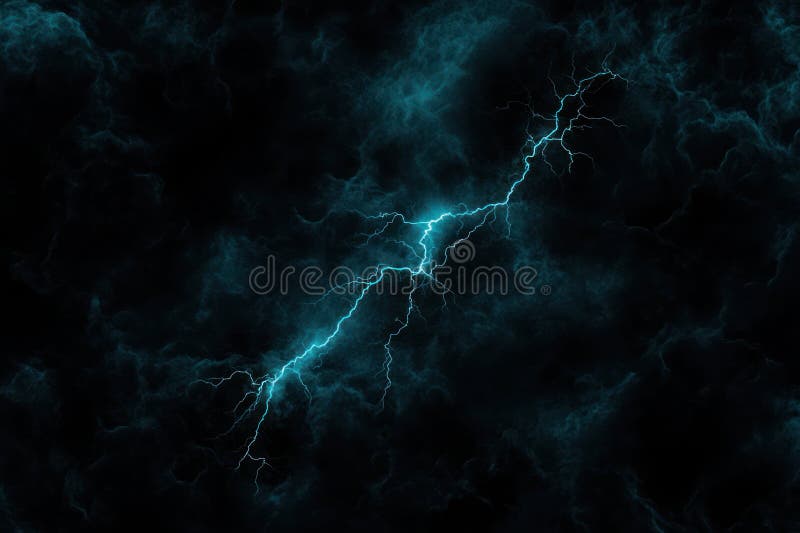 Lightning Hit Ground or Floor with Burst Effect. Stock Vector ...