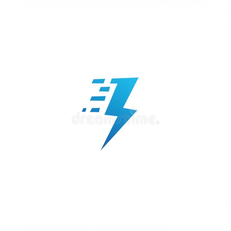 Blue Lightning Bolt Logo Stock Illustrations – 3,953 Blue Lightning ...