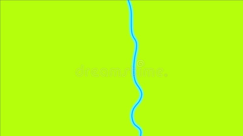 Blue Lightning 2d Effect Animation. Perfect for Video Elements, Footage ...