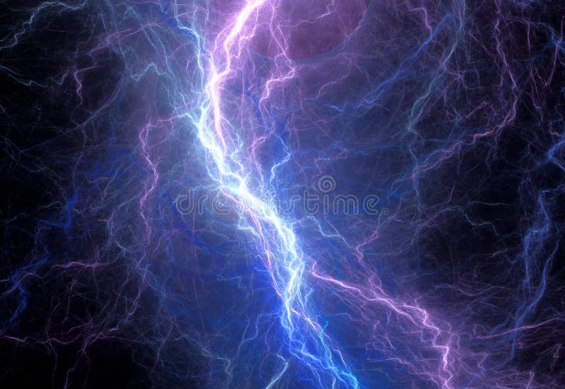 Wallpapers Blue Lightning Purple