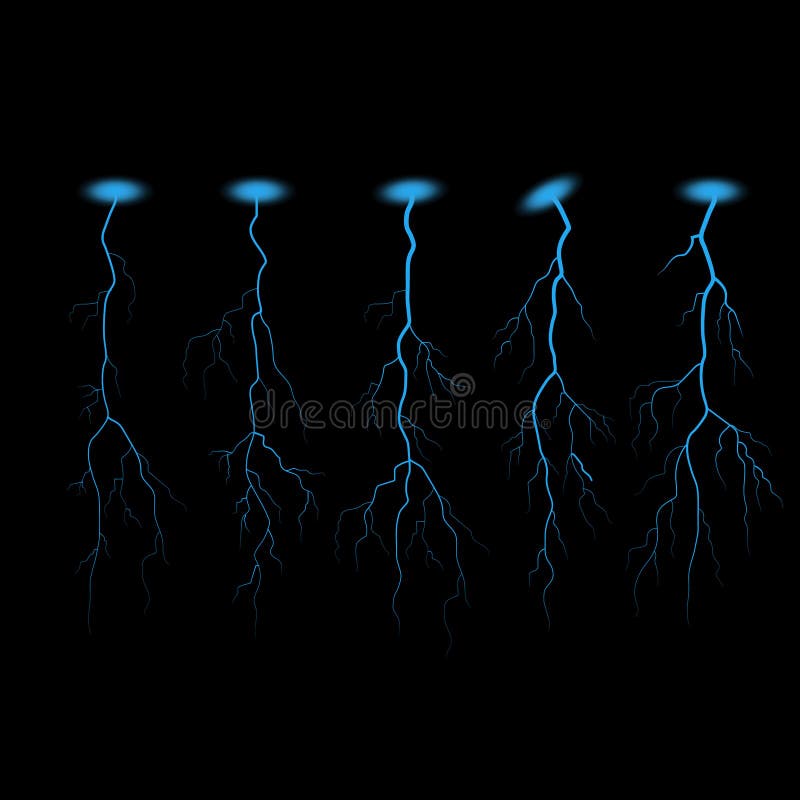 Lightning vector object stock vector. Illustration of mesh - 80886662