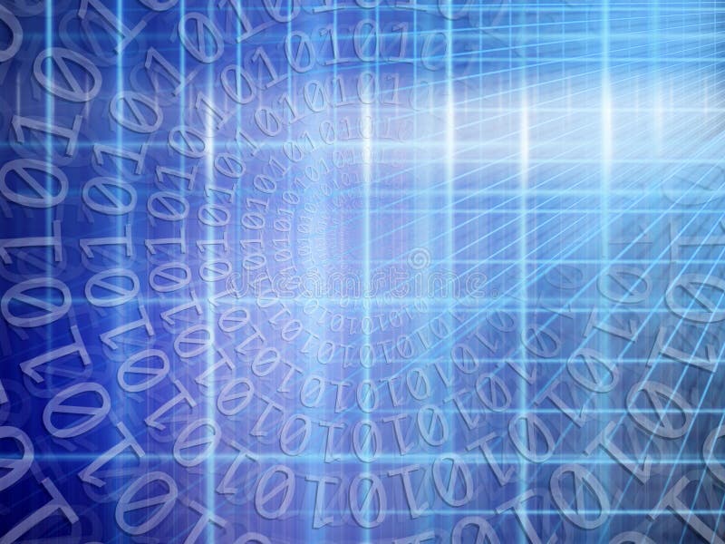 Blue Lights and Binary Code Stock Illustration - Illustration of ... Blue Lights and Binary Code Stock Illustration - Illustration of ...