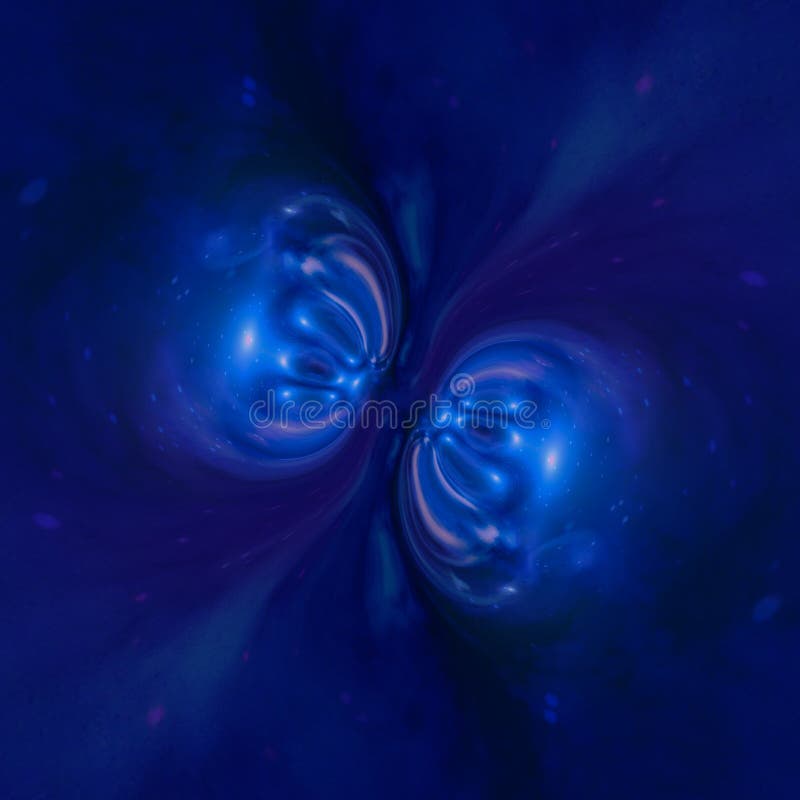 Blue Lights Space Warp Abstract Stock Photo - Image of lights, blue ...