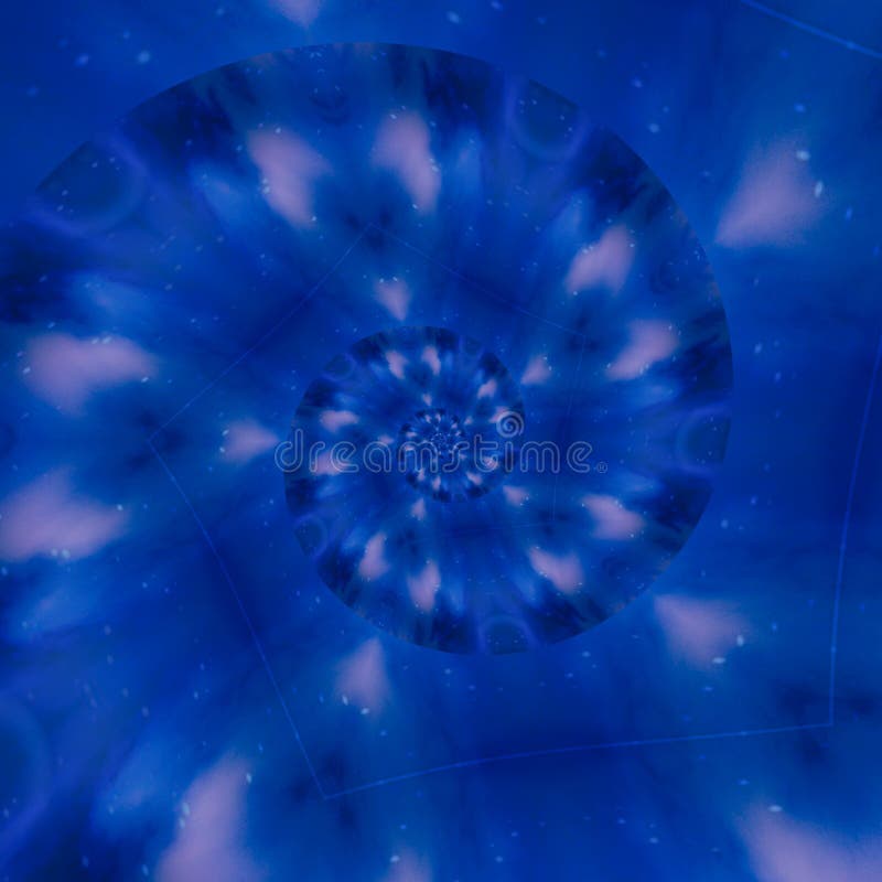 Blue Lights Space Warp Abstract Stock Image - Image of blue, lights ...