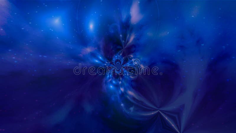 Blue Lights Space Warp Abstract Stock Image - Image of abstract, blue ...