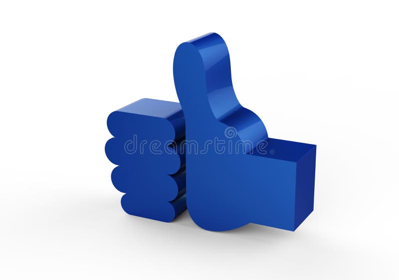 Like red 3D stock illustration. Illustration of hand - 30408519