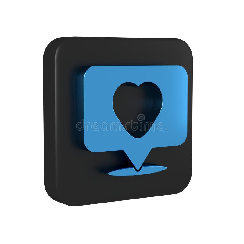 Blue Like and Heart Icon Isolated on Transparent Background. Counter ... Blue Like and Heart Icon Isolated on Transparent Background. Counter ...
