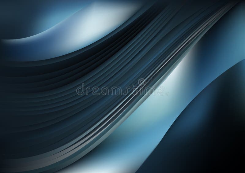 Blue Line Abstract Background Vector Illustration Design Stock Vector ...
