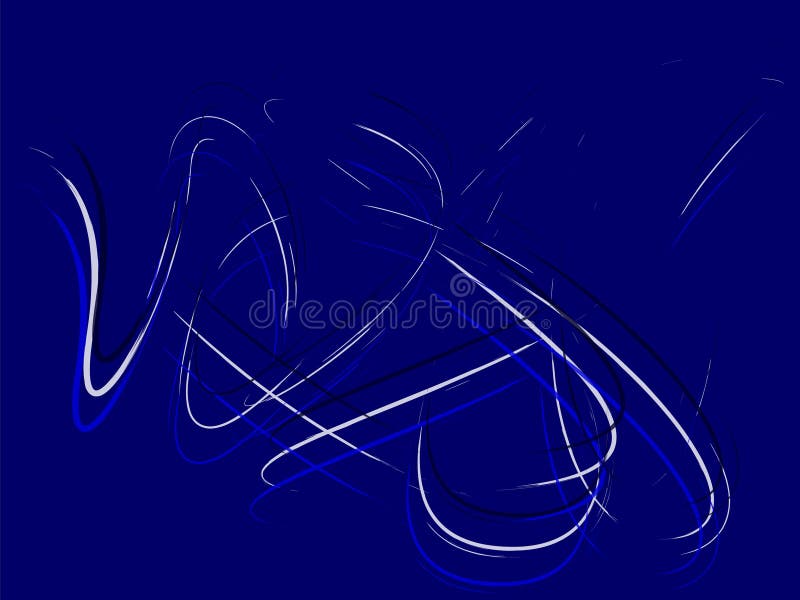 Blue line art stock vector. Illustration of graphic, drawing - 5692665