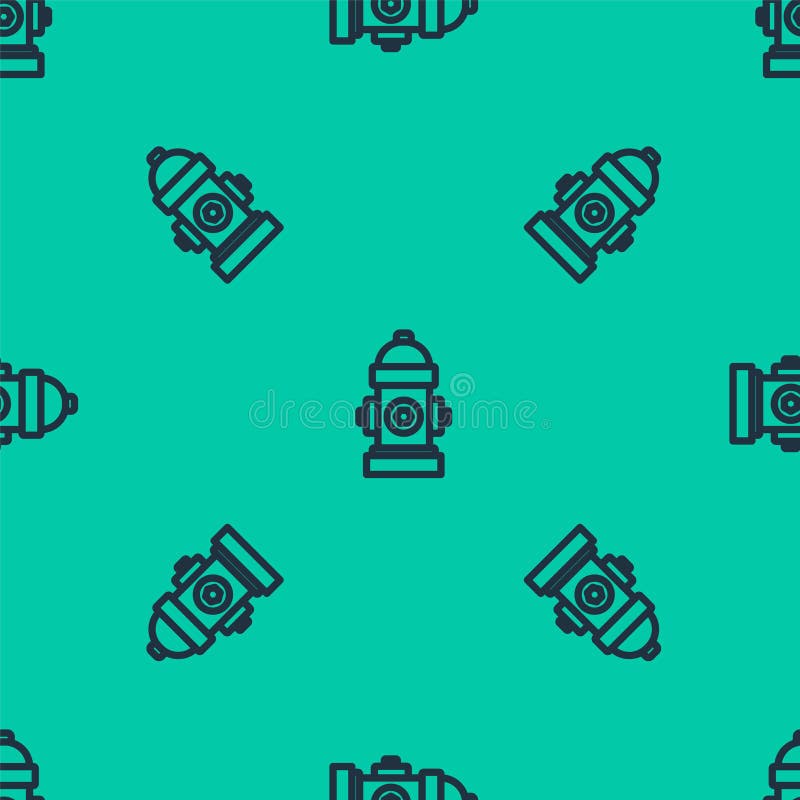 Fire Hydrant Pattern Stock Illustrations – 541 Fire Hydrant Pattern ...