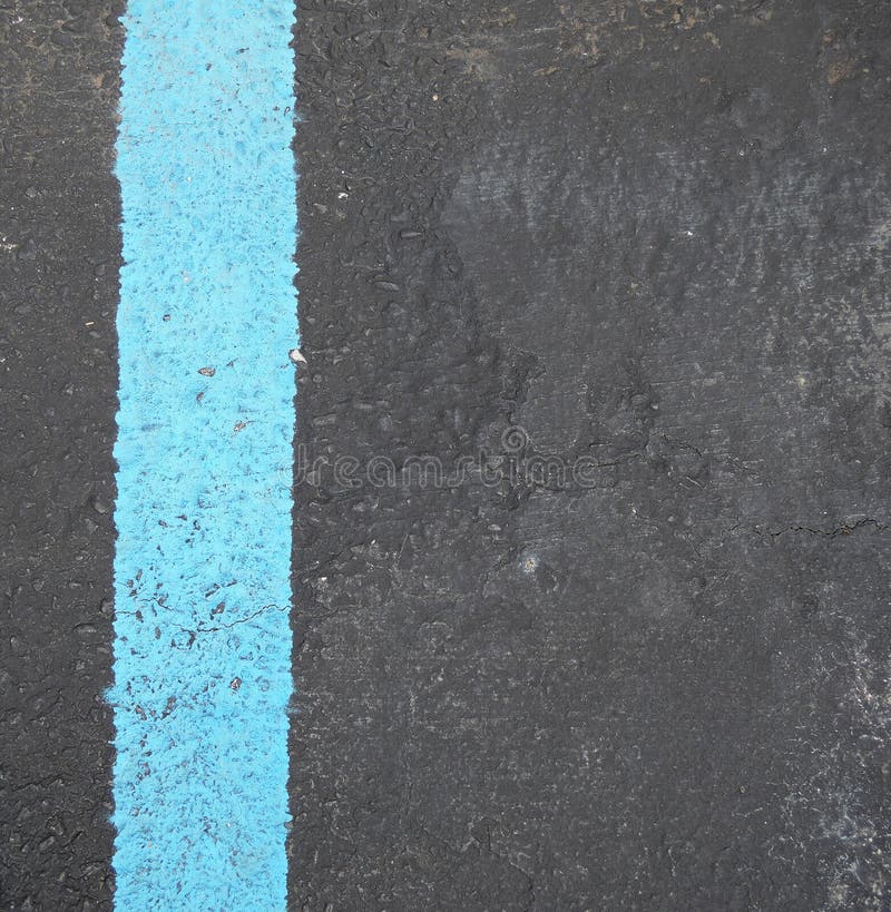 Blue line sign stock photo. Image of highway, paint, boundary - 33258484