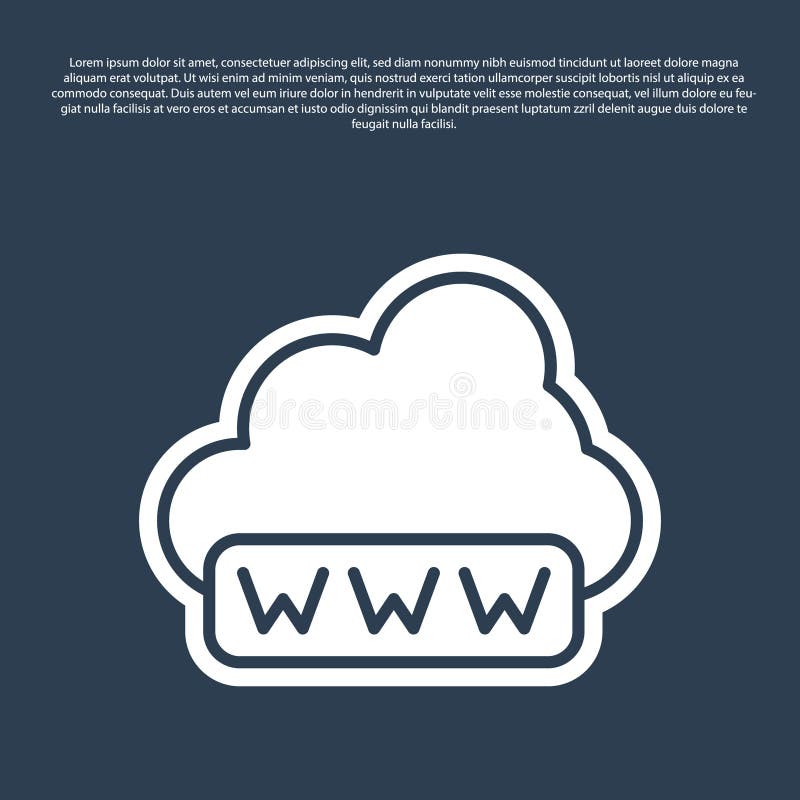 Blue Line Software, Web Development, Programming Concept Icon Isolated ...