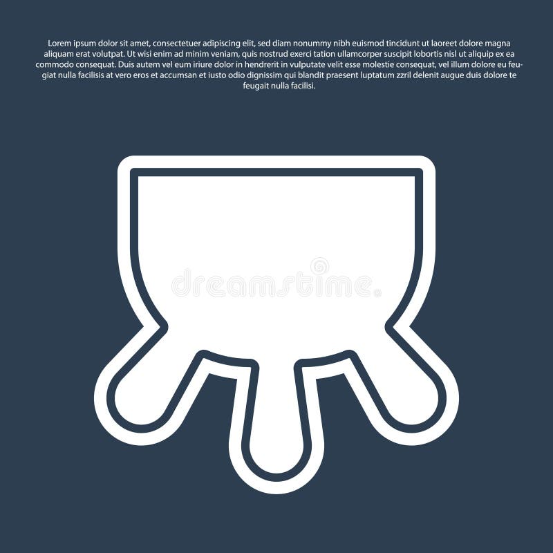 Blue Udder Icon Isolated on White Background. Logo Design Template ...