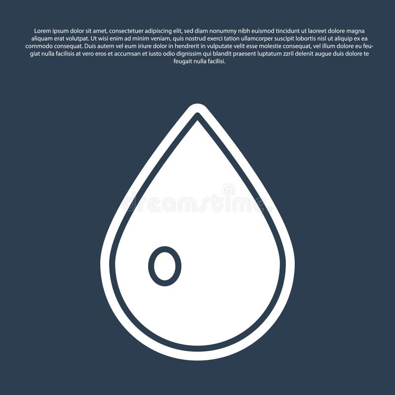 Blue Line Hindu Swastika Religious Symbol Icon Isolated on Blue ...