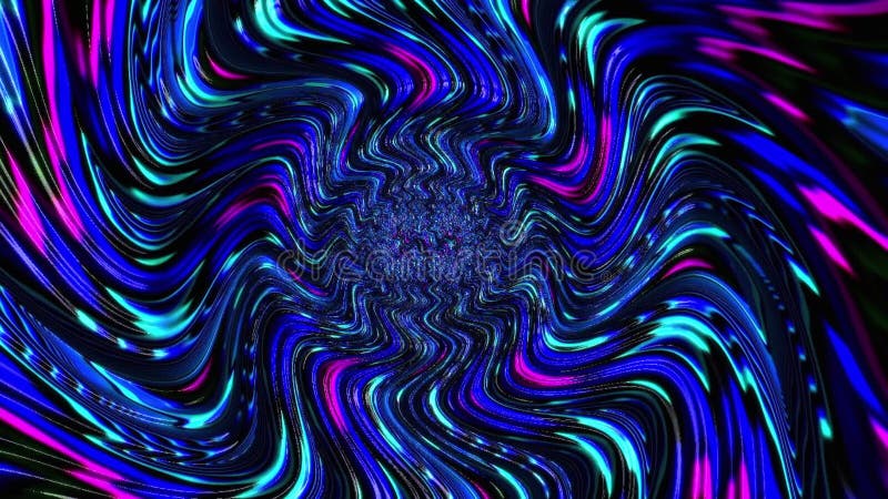 Blue Line Wave Flowing with Light Effect. Modern Loop Able Animation ...