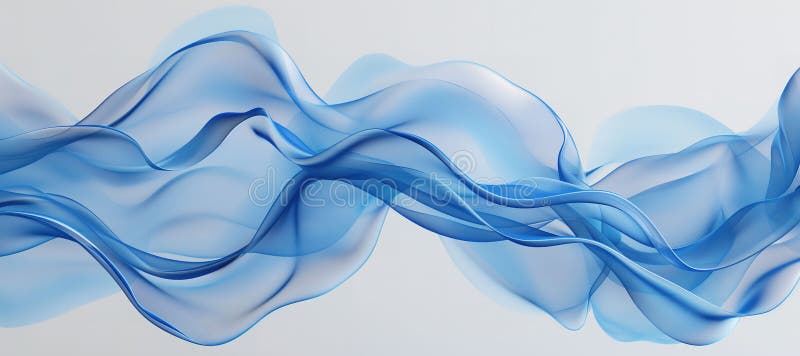 Blue Line Wave Motion Background, Curve Stock Illustration ...