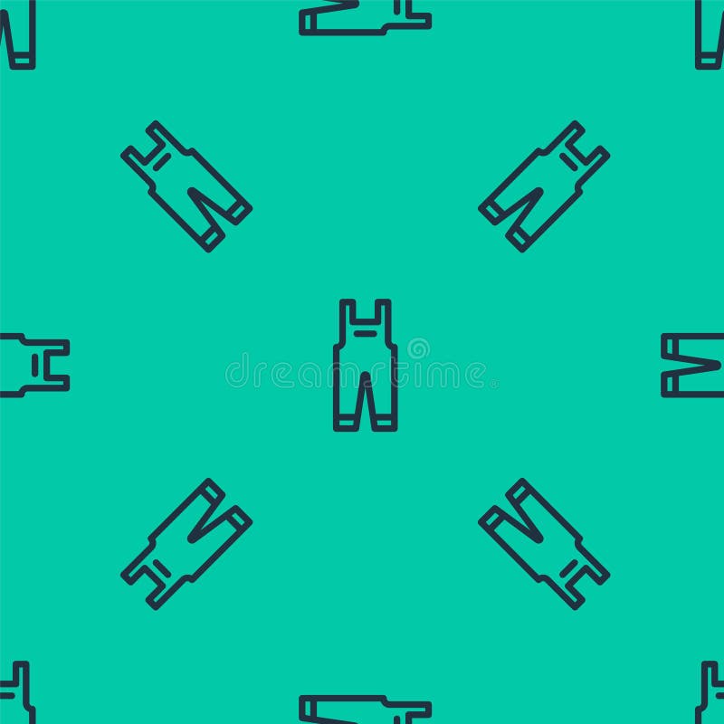 Overalls Pattern Stock Illustrations – 721 Overalls Pattern Stock ...