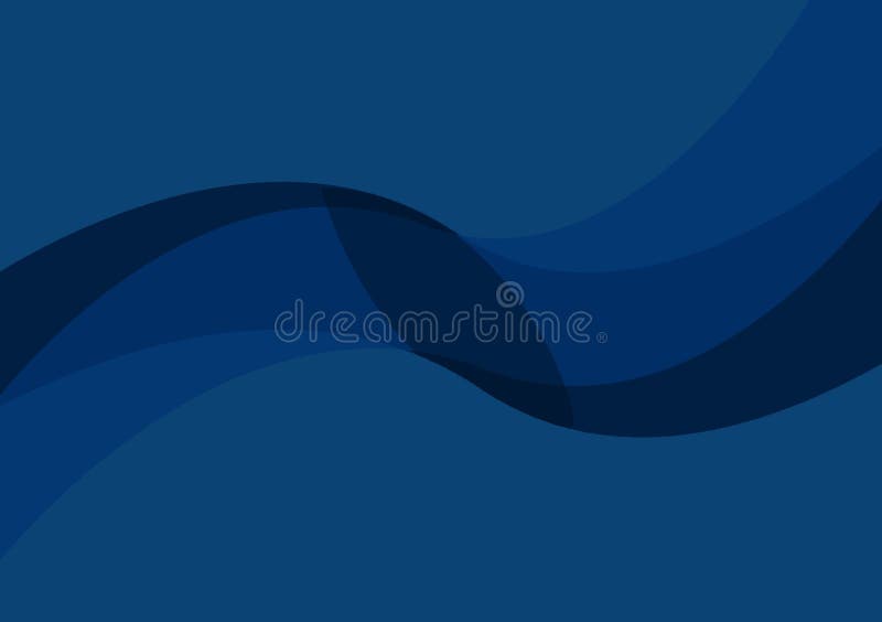 Blue Linear Curved Shape Background Stock Illustration - Illustration ...