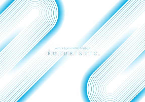 Blue Linear Pattern Abstract Geometric Background Stock Illustration ...