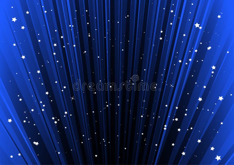 Abstract Blue Blast of Stars Stock Vector - Illustration of stripes ...