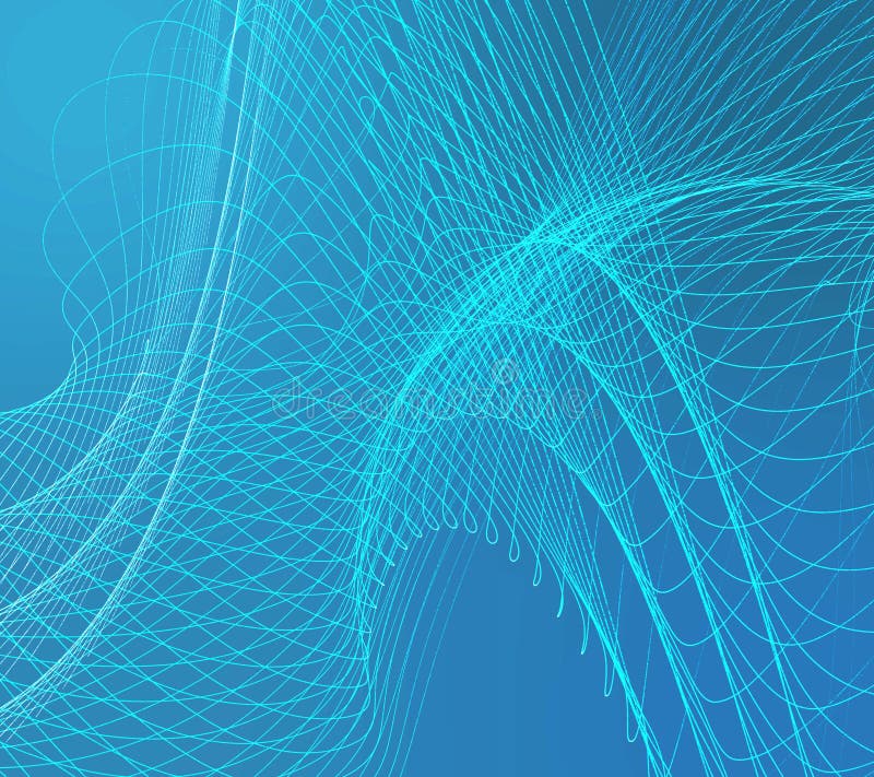 Blue lines stock illustration. Illustration of beautiful - 29341496