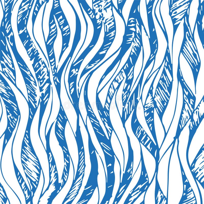 Blue Lines Abstraction Background Vector Illustration for Design and ...