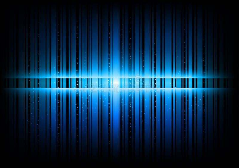 Blue lines stock vector. Illustration of glow, concept - 34190118