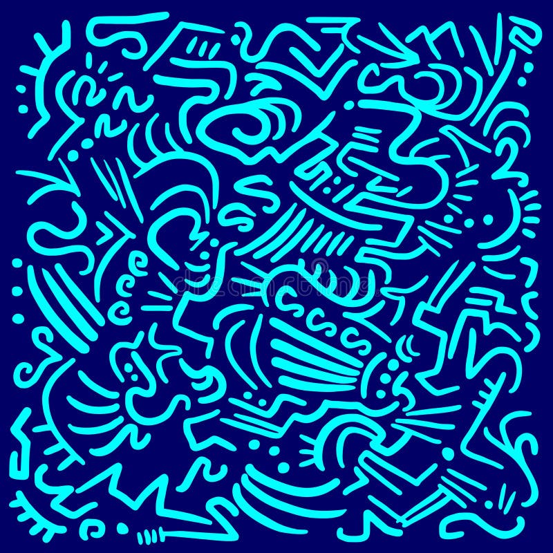 Blue lines stock vector. Illustration of dark, cover - 35849899