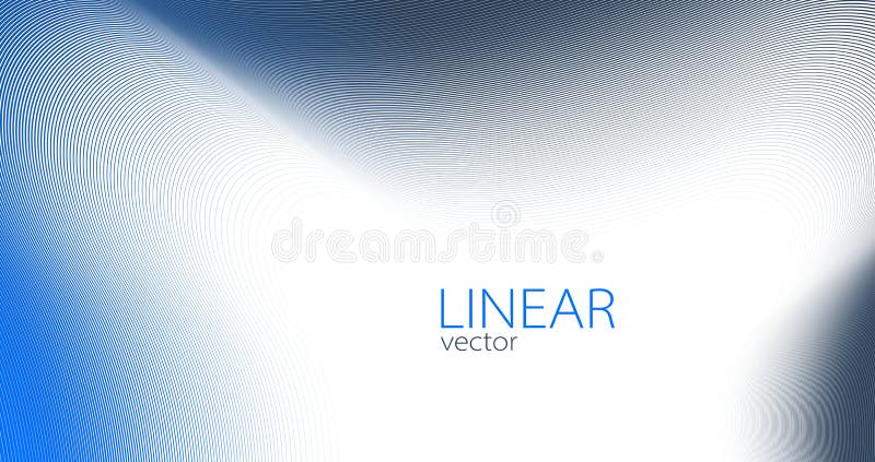 Blue Lines in 3D Perspective Vector Abstract Background, Dynamic Linear ...