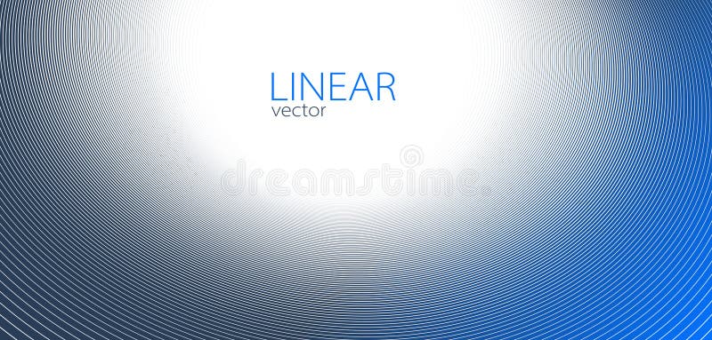 Blue Lines in 3D Perspective Vector Abstract Background, Dynamic Linear ...
