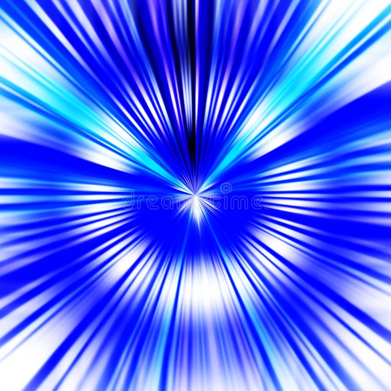 Blue Lines Depth Effect Picture. Image: 4748167