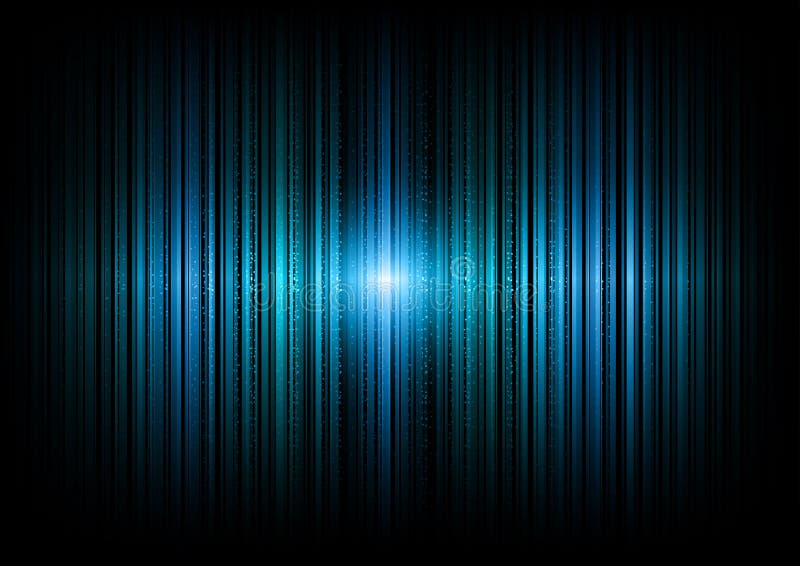 Blue lines stock vector. Illustration of glow, concept - 34190118