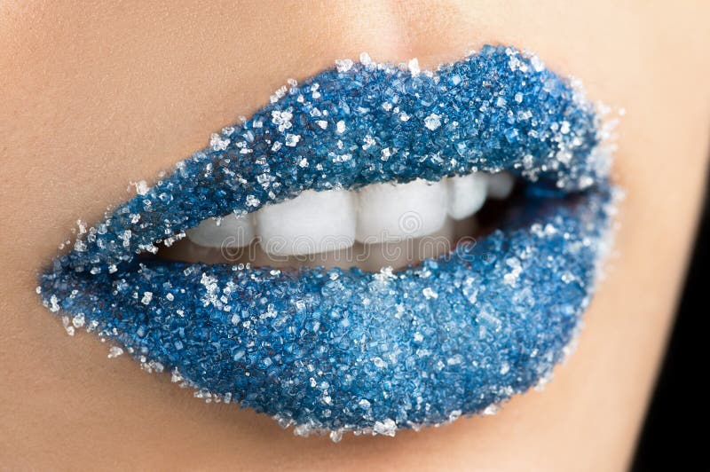 Sugar lips stock image. Image of frozen, cosmetics, open - 26628517