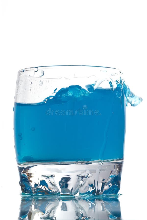 Blue liquid stock image. Image of cold, close, blue, object - 12997925