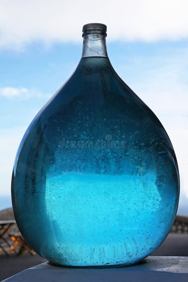 Blue liquid stock image. Image of container, azure, bottle - 27897527