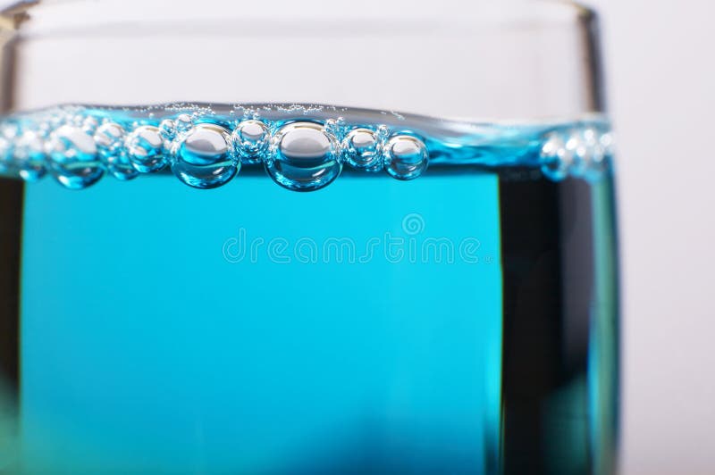 Blue liquid stock image. Image of close, backlit, light - 3422727
