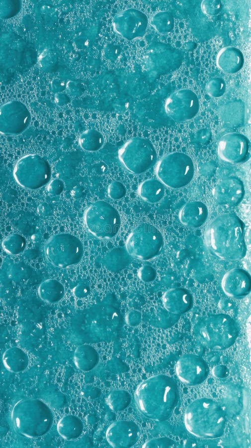 Blue liquid bubbles rise stock photo. Image of texture - 382513436