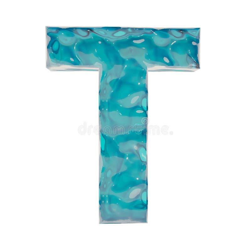 Water splashes letter stock photo. Image of smooth, beautiful - 31647720