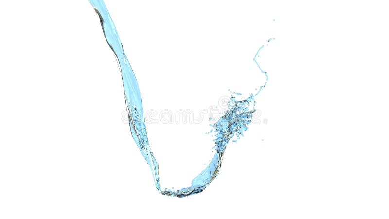 Blue Liquid Splash Cool Drink Water Drop Falling Stock Footage - Video ...